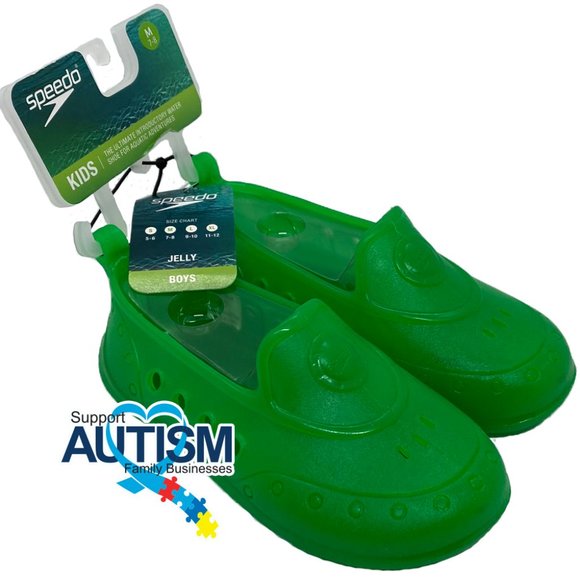 Speedo | Shoes | Nwts Speedo Kids Green Jelly Water Beach Summer Shoes ...